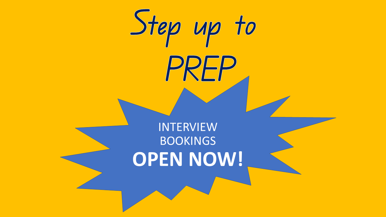 Prep 2023 Interview Bookings now OPEN
